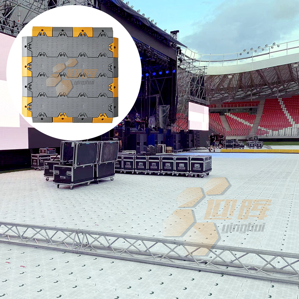 Temporary Modular Plastic Outdoor Event Flooring Removable Banquet ...